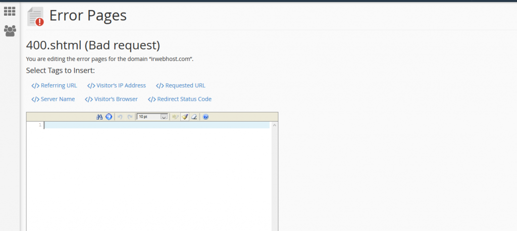 سفارشی سازی صفحات خطا